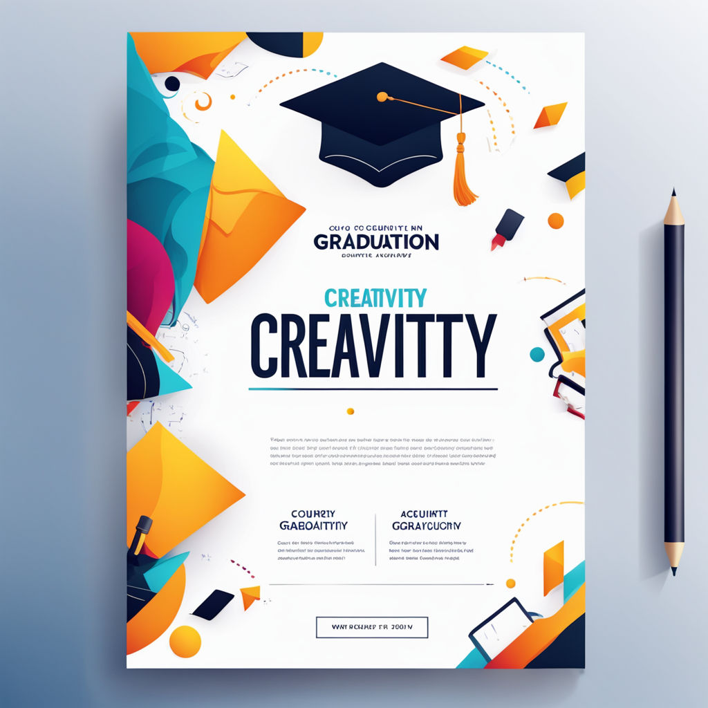 New creativity graduation cover page design by Abel Mekonnen - Playground