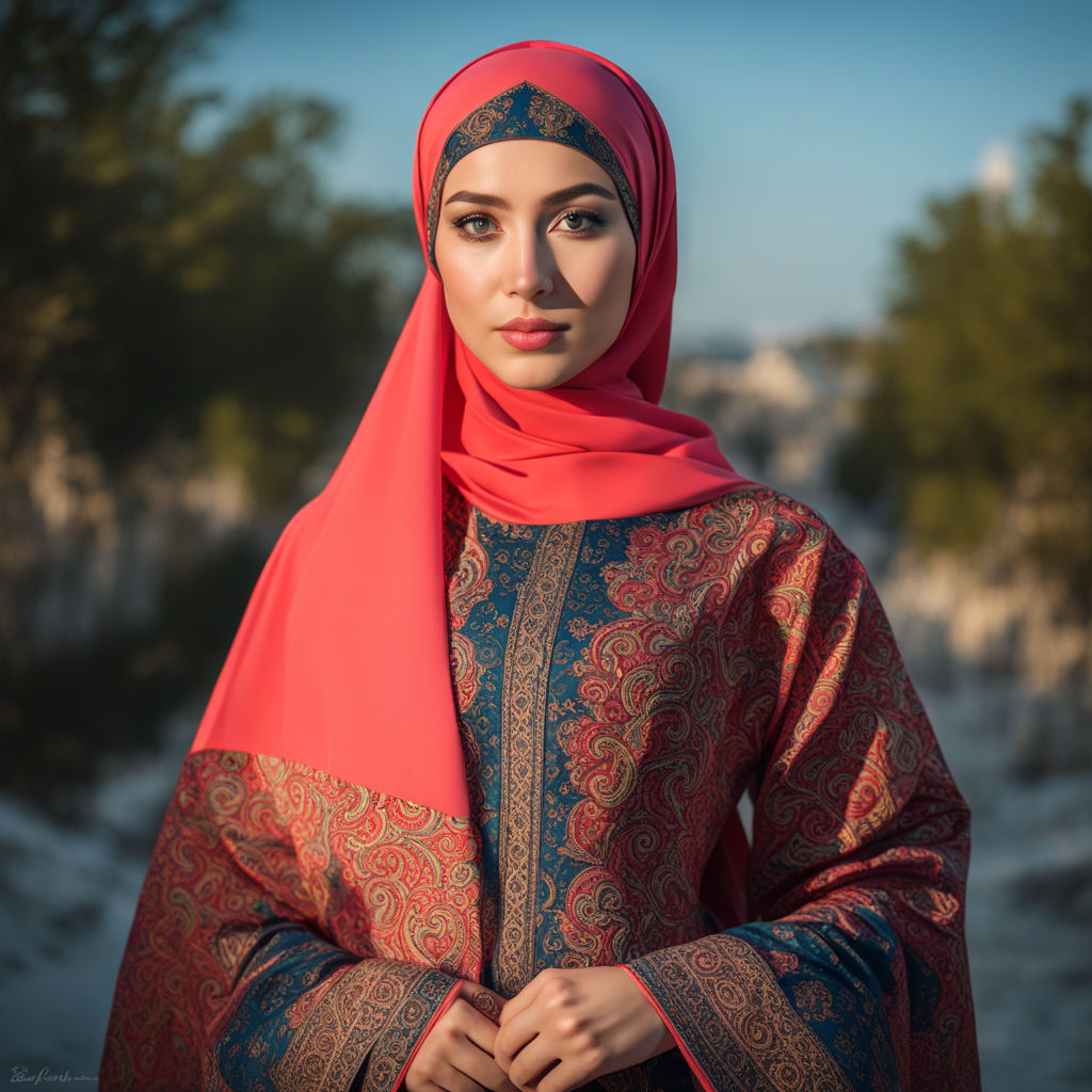 Full body Muslim girl with Russian features by Sara Yahia - Playground