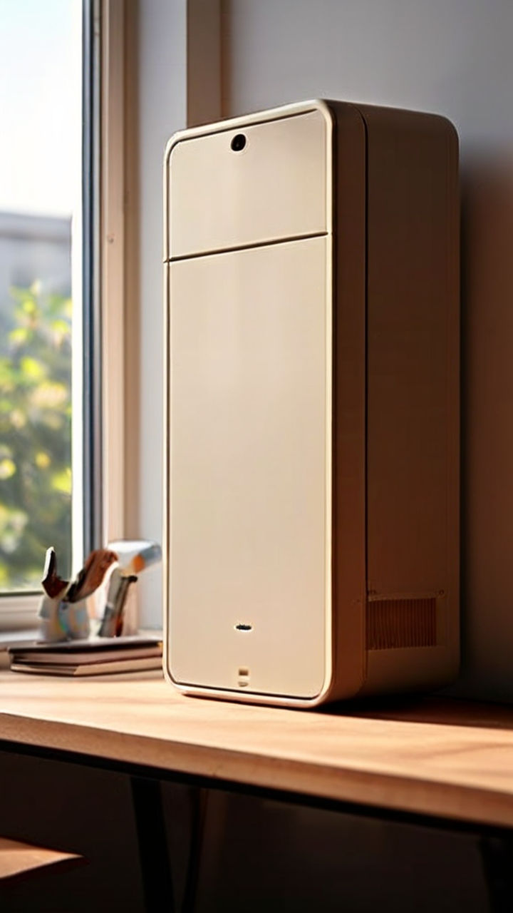 A stunning minimal beige PC case designed by Dieter Rams by Masedur ...