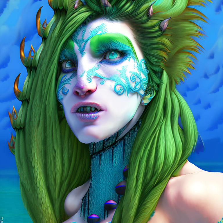 Triton Merfolk Attractive female lithe thin lean by Dreams So Daring ...