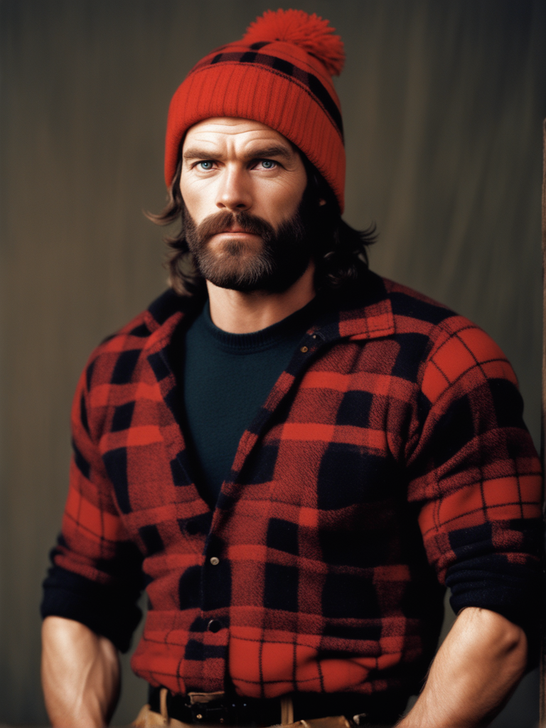 1970s muscular lumberjack by Rex Jetfuel - Playground