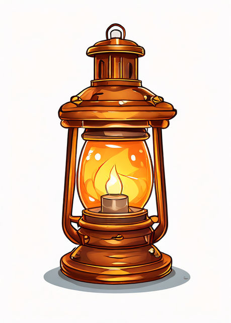 Lantern illustration by sav - Playground