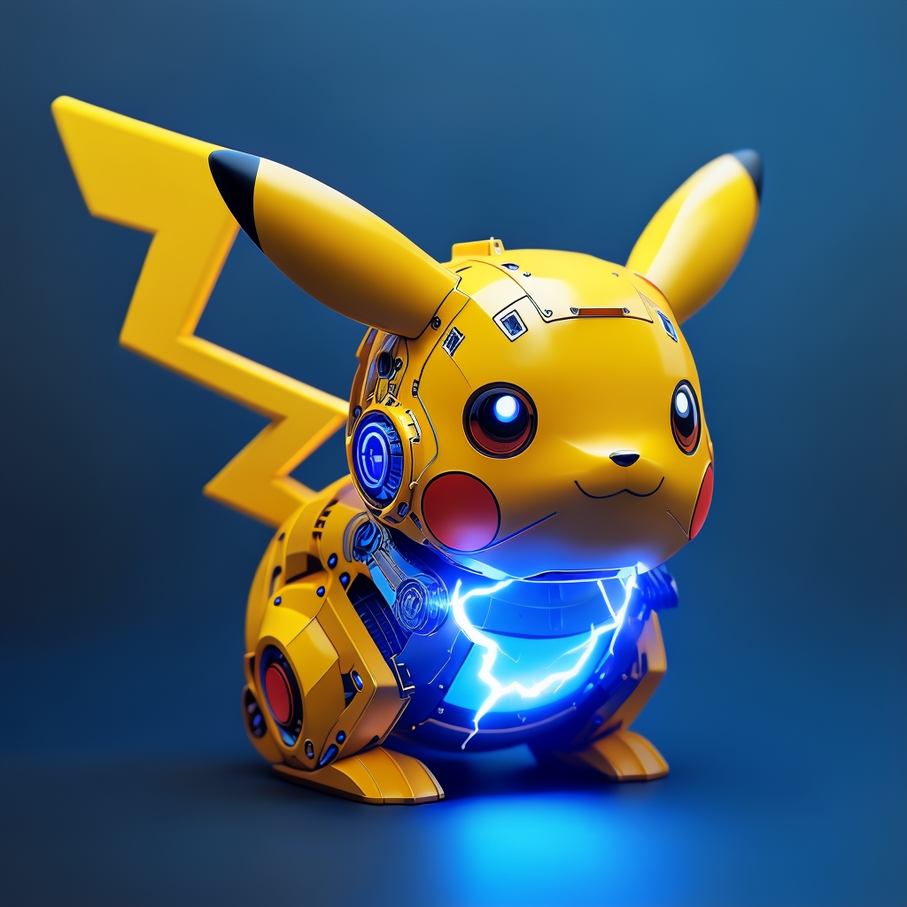 Mechanical Pikachu by M. Damian Zazueta Retamoza - Playground