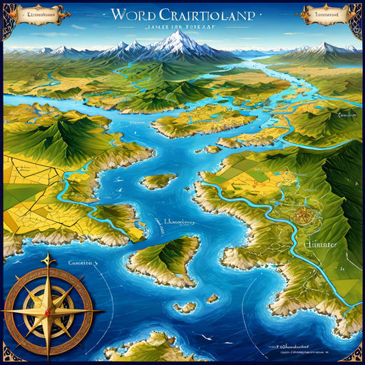 An intricately detailed map of Middle-earth by Mandy Piercy - Playground