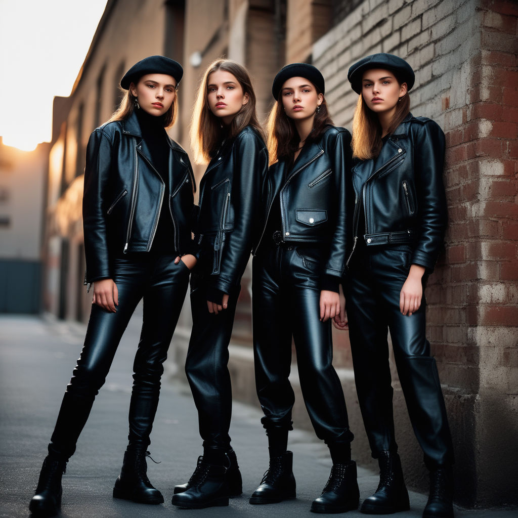 Group of 4 Teenage model by Tim Biering - Playground