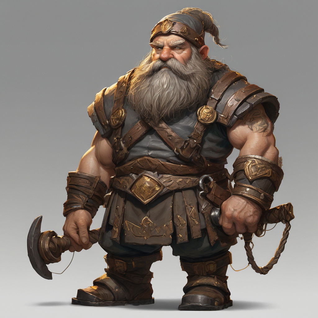 (Construct Dwarf) Construct Dwarf made of metal Age: Appea... by mike ...