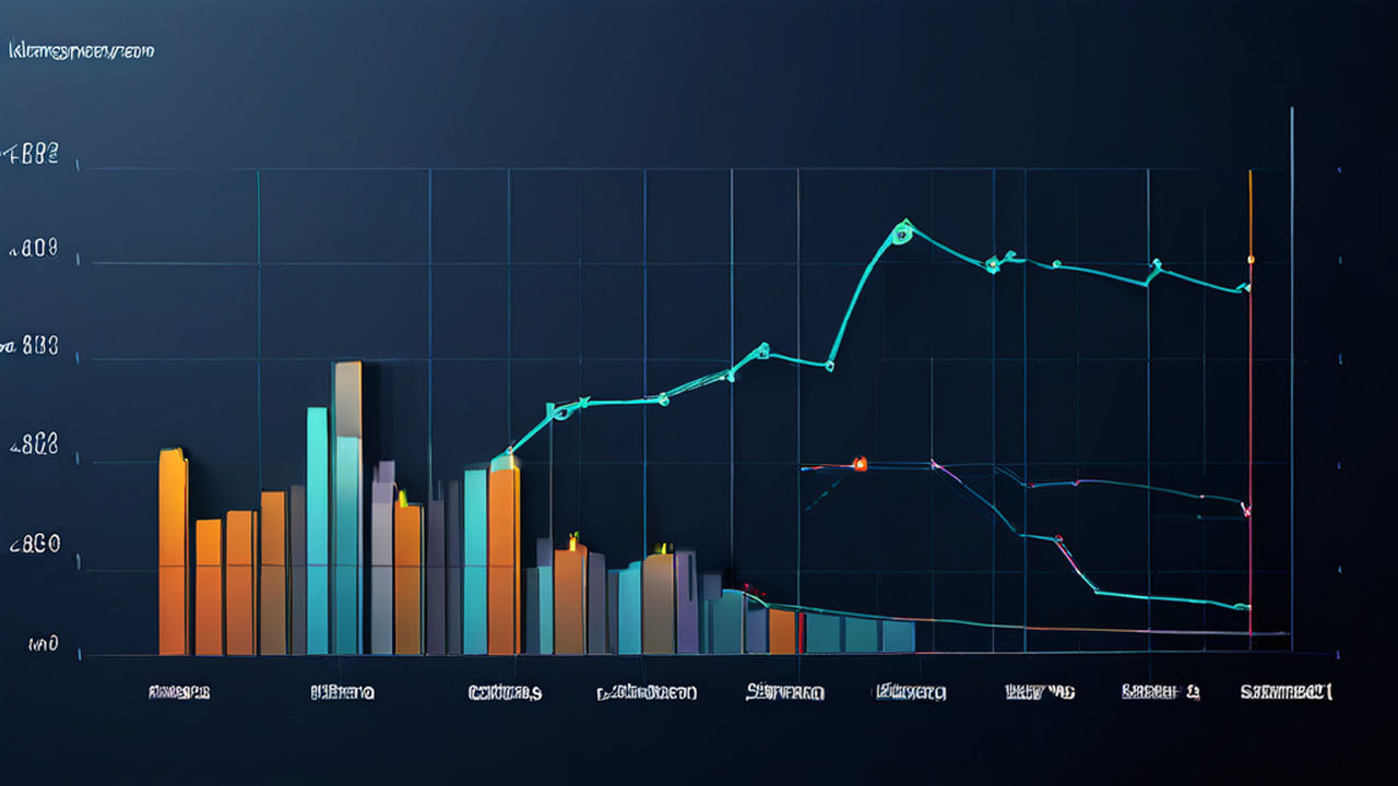 A graph showing the growth of a company over the years. It s... by ...