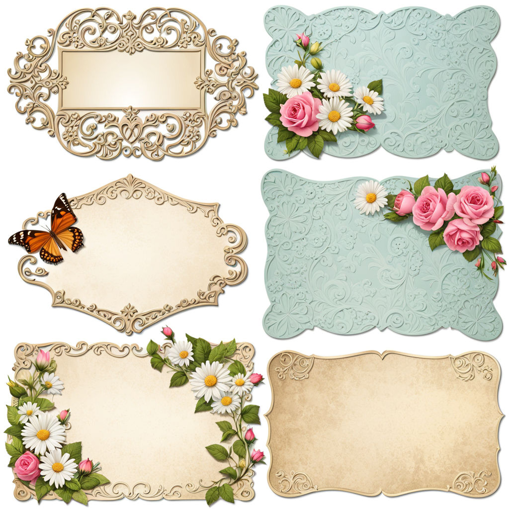 Vintage borders by Maria Elza Morais - Playground