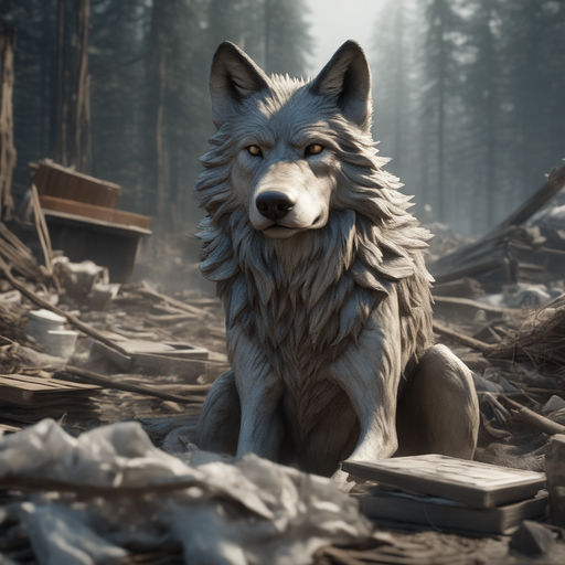 The ultra realistic wolf by Royhan Faradhis - Playground