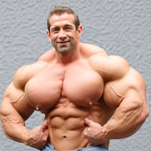 Biggest pecs by Maax Bertha - Playground