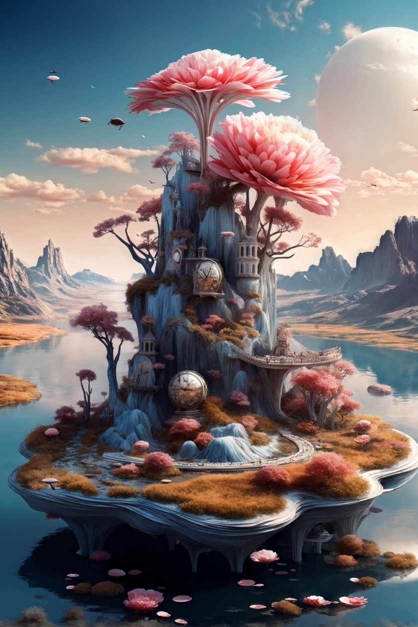 Surreal landscape inspired by Alexandre Deschaumes and Rusla... by ...