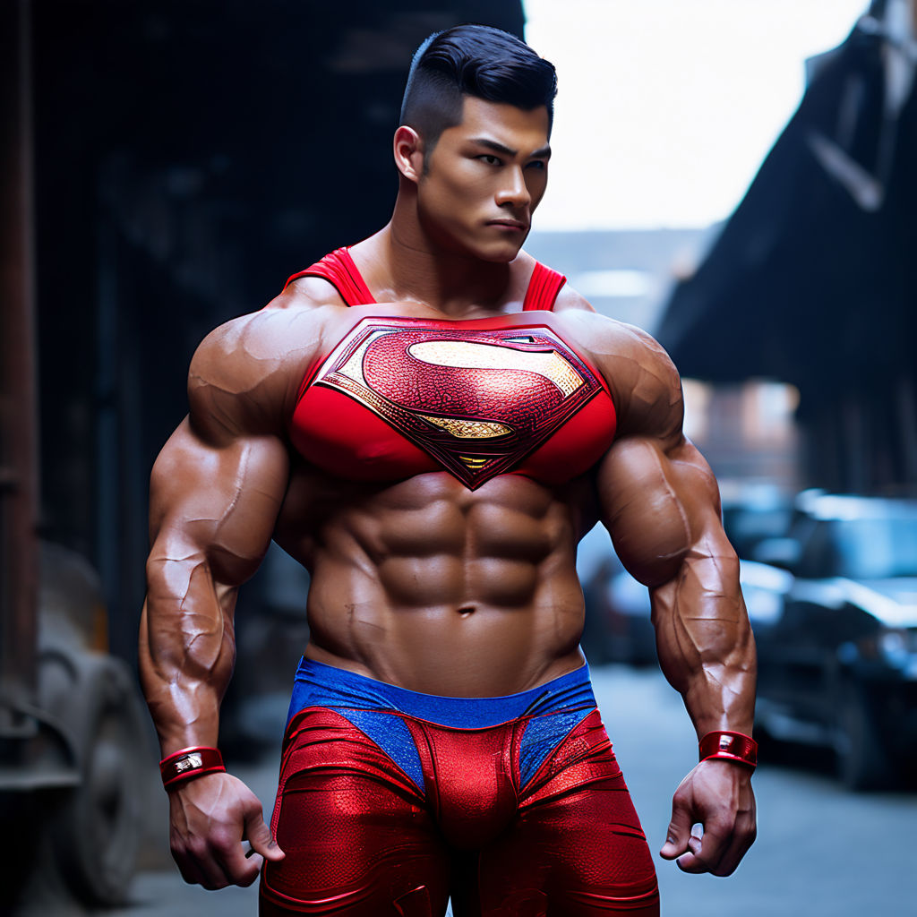 Hyper muscular bodybuilder by Froggy Chair - Playground