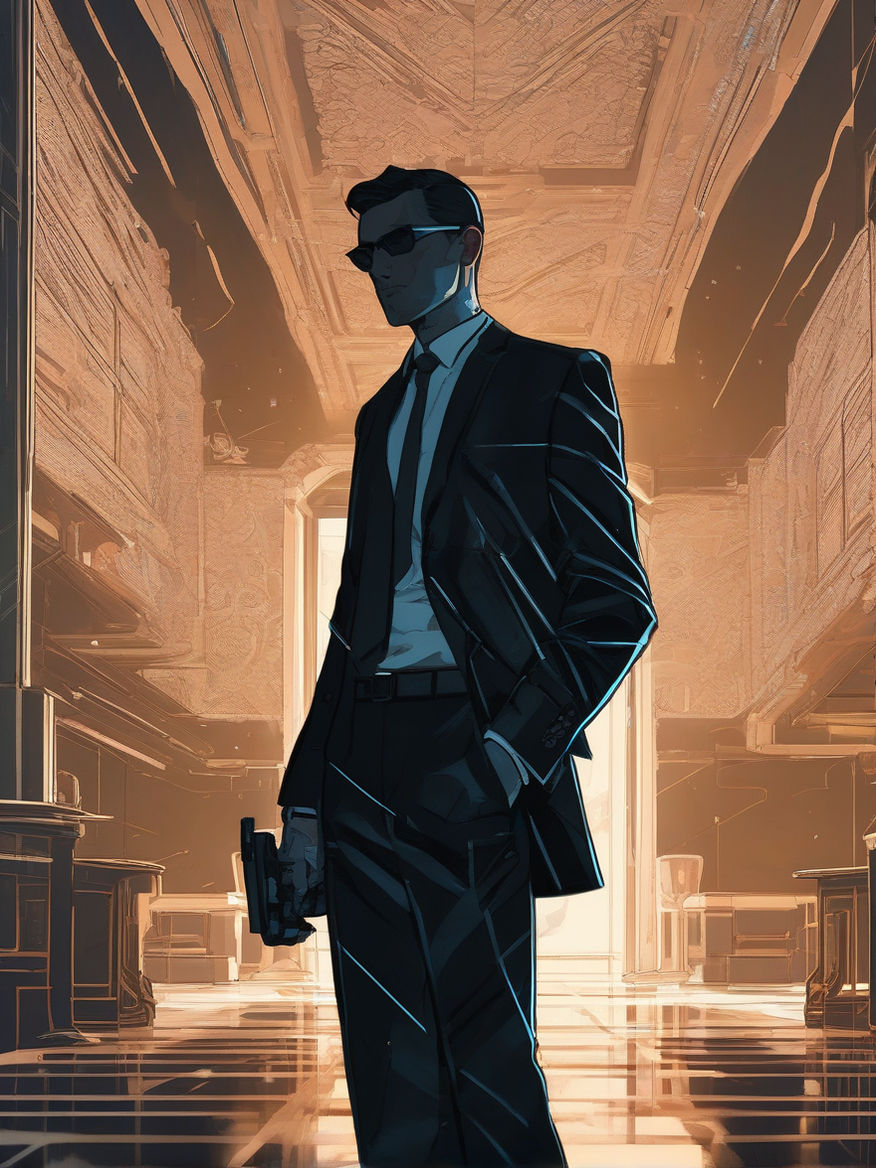 Secret Special Agent clad in black by - Obi-Wanya - - Playground