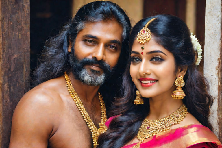 South indian pretty princess with south indian shirtless ta... by Ashan ...