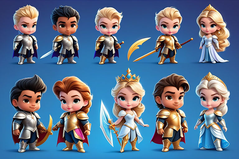 Cartoon characters by 709394 tpc - Playground