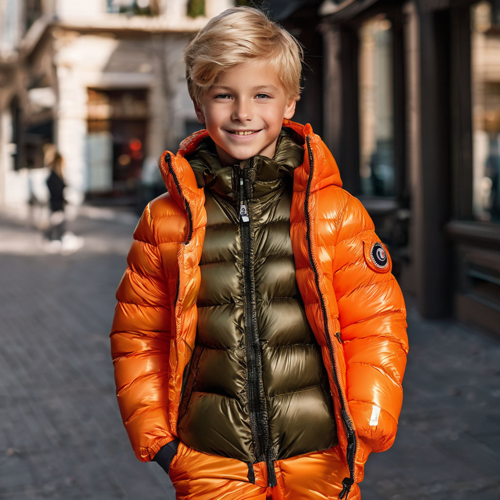 Little smiling Blond Boy by Sebastian Urban - Playground