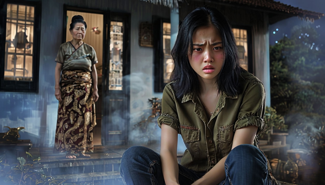 "A beautiful 30-year-old Indonesian woman with shoulder-leng... by Oei Yok Soe - Playground