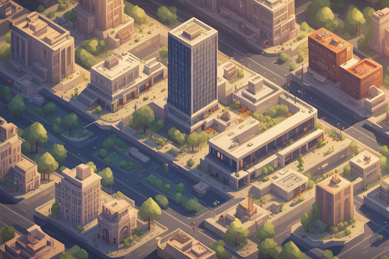 2d rpg map in top view of a modern city by Alex. C - Playground