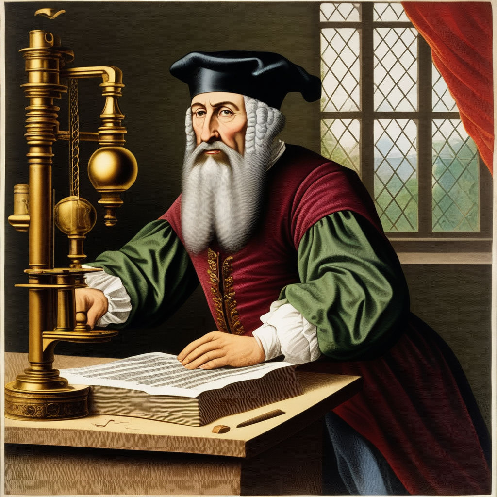 Johann Gutenberg creator of the printing press by Daniil Bersenev ...