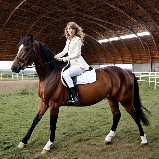 Taylor swift as a horse 360° angle by elton janvier - Playground
