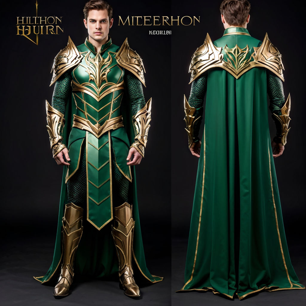 Design a superhero suit for Aetherion with a regal by Aji Rahadian ...