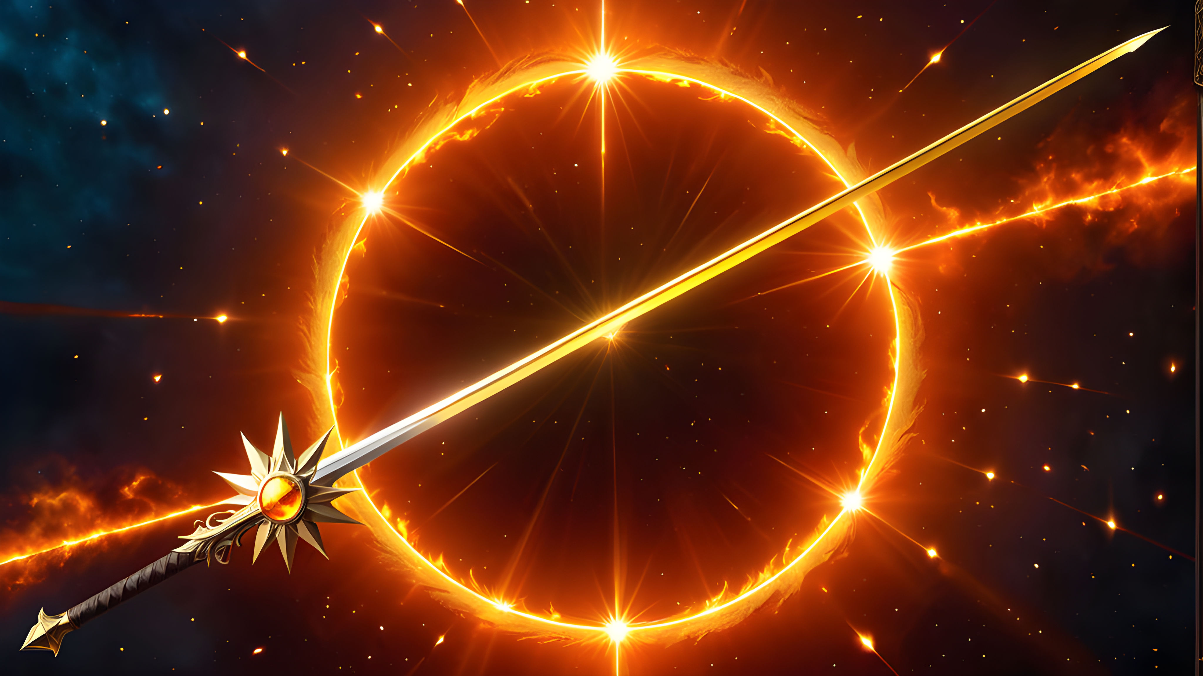 Golden rapier sword by Graziele Collini - Playground