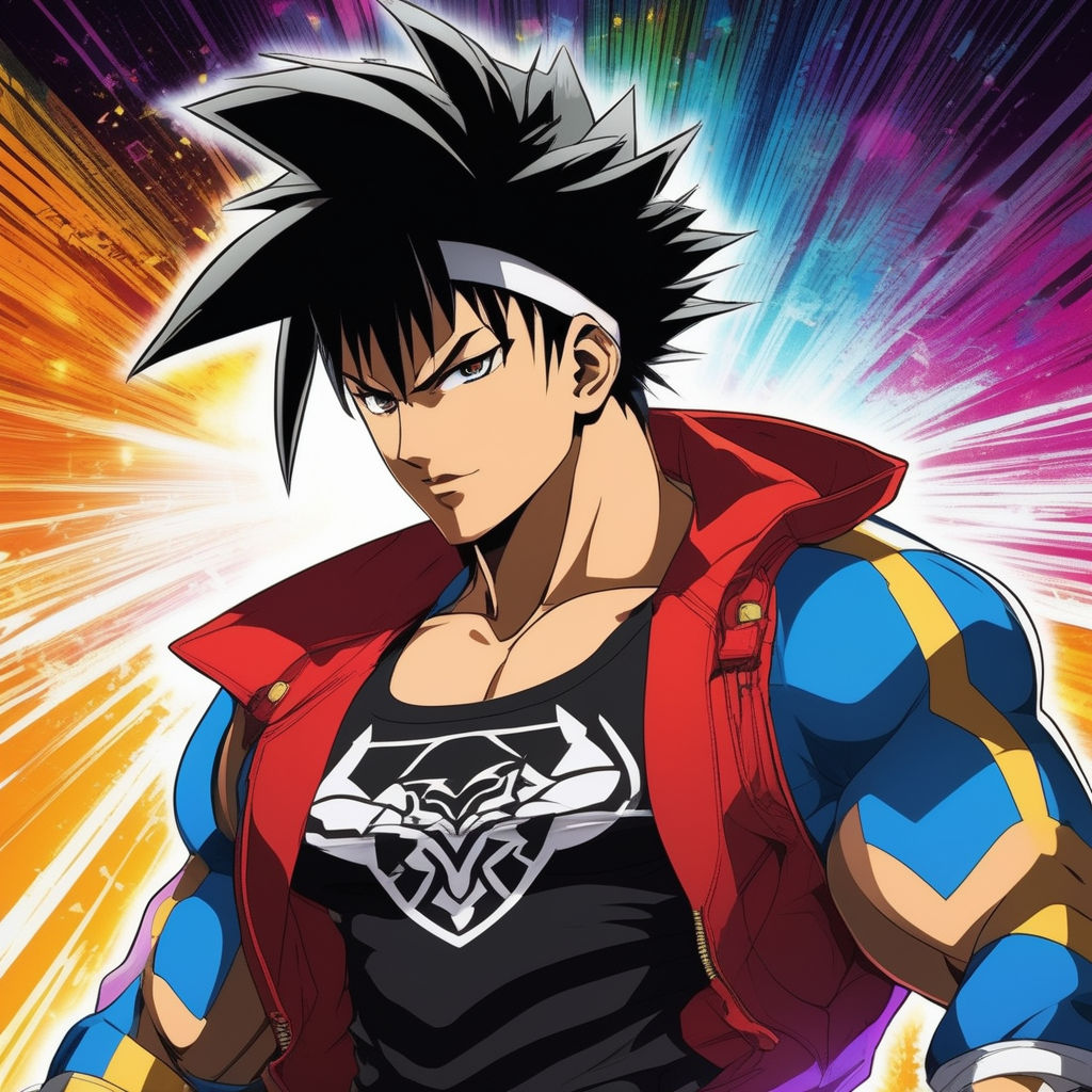 An anime character based on a wrestler with a rapper persona... by Epie ...