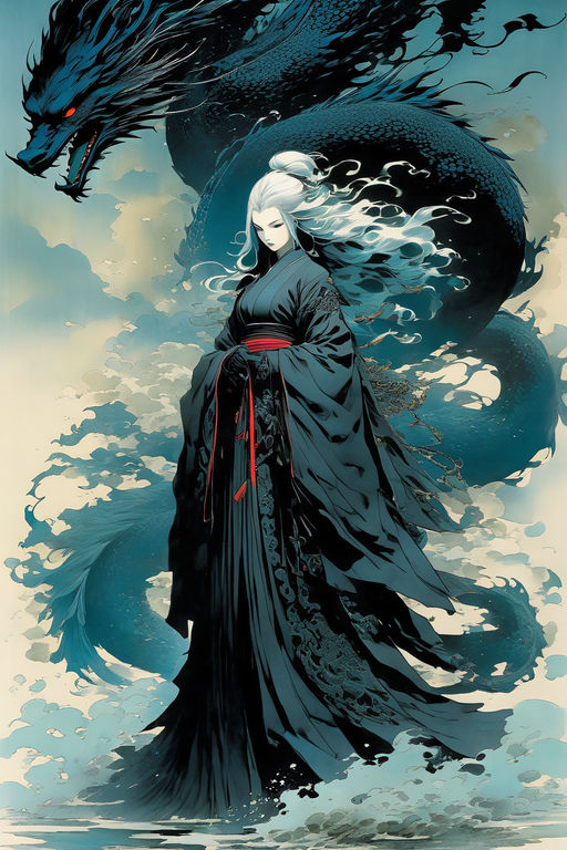 Ink drawing of the silent lady of the forgotten battleground by ober ...