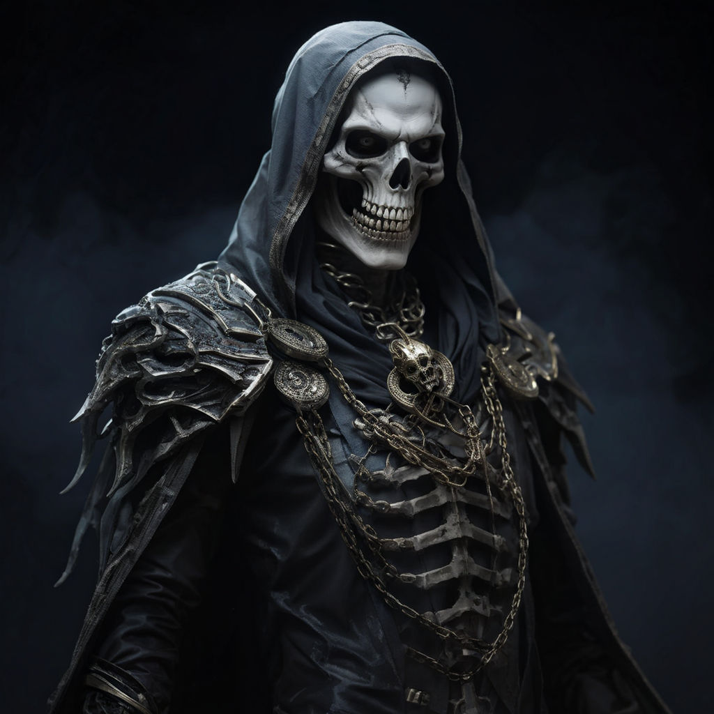 A human lich with snake teeth by dungeon valk - Playground