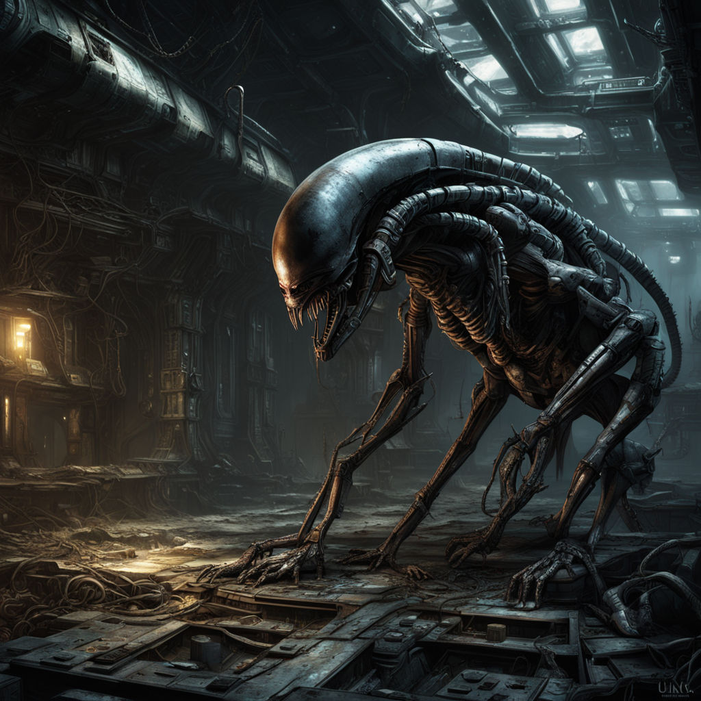 Xenomorph with a voluptuous form by MrErik650 - Playground