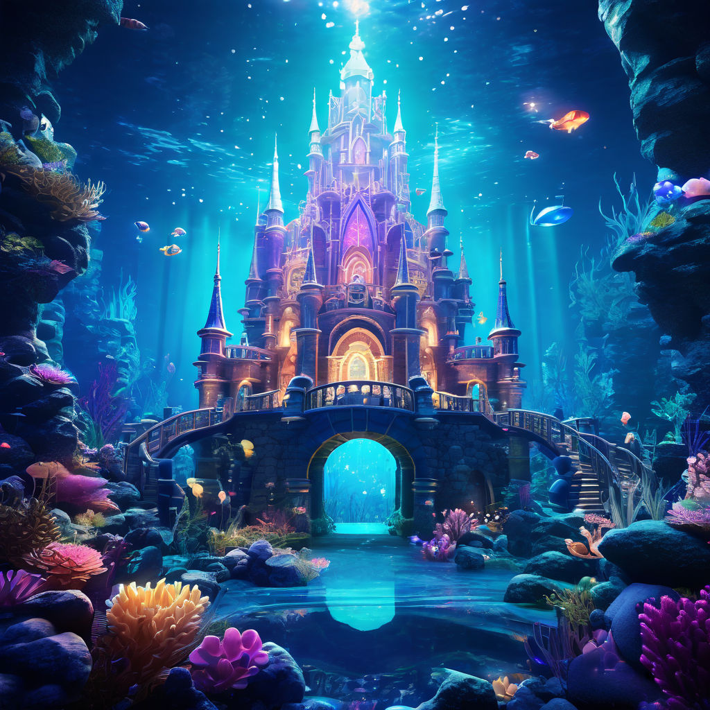 Underwater gigantic castle by Melly Cruz - Playground