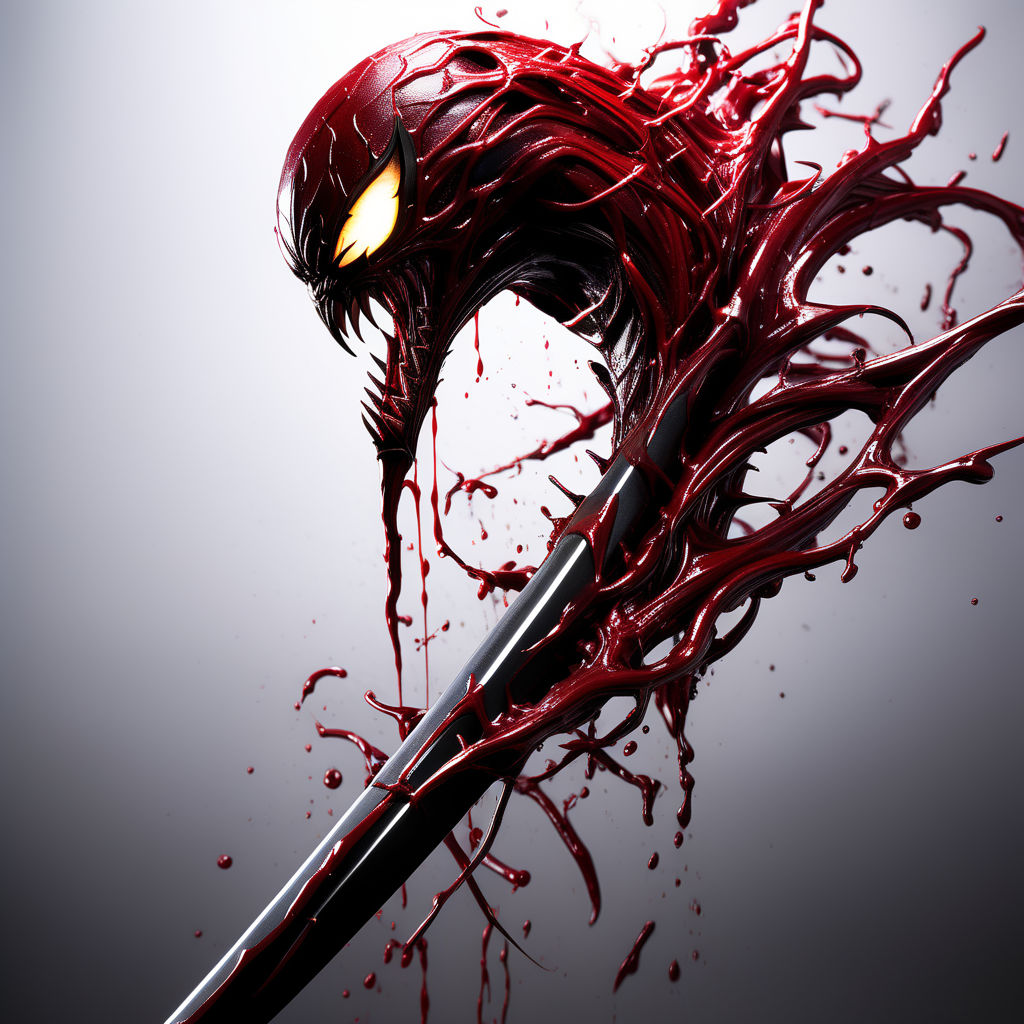 Carnage symbiote blade sword by MrVoodooMan - Playground