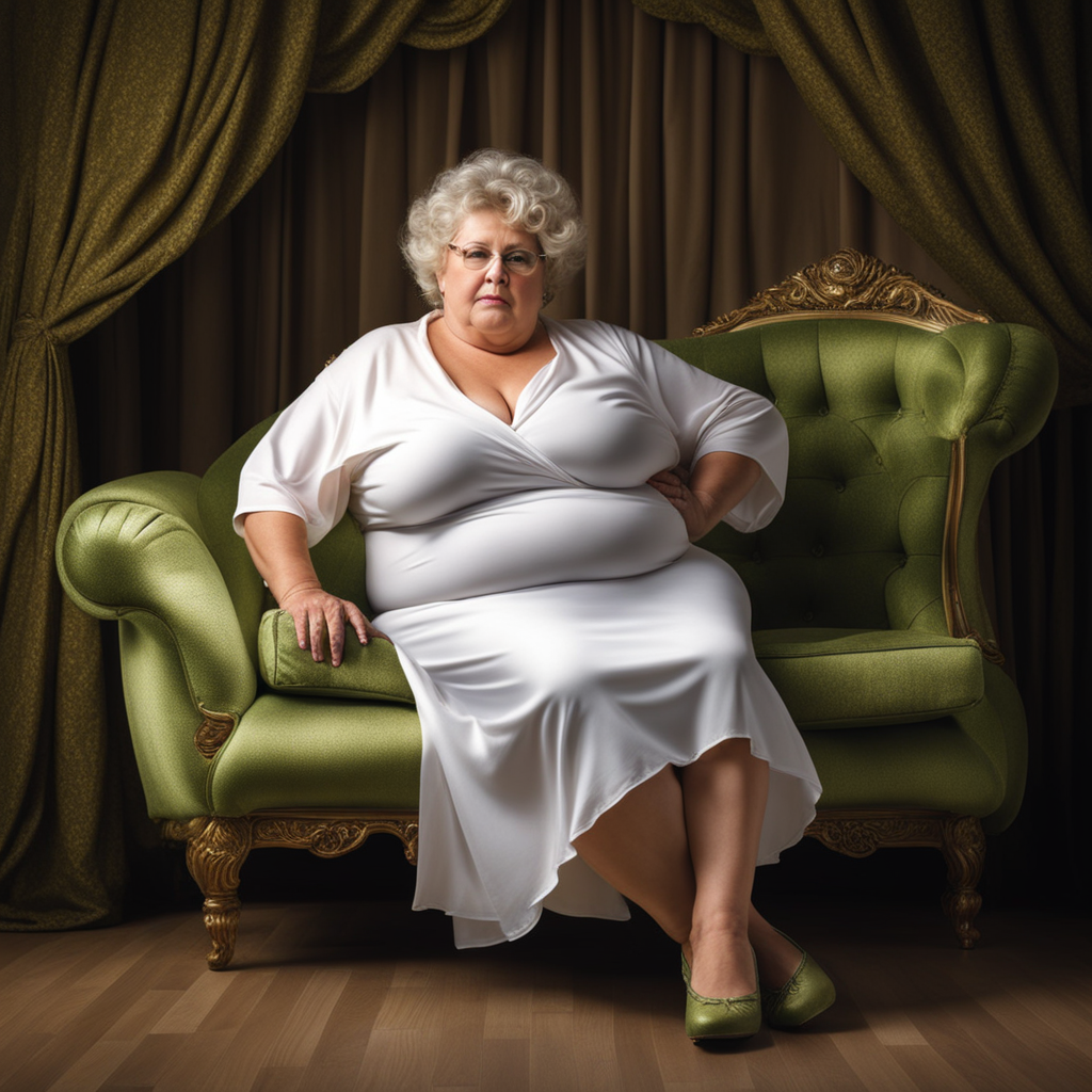 Create a high resolution realistic photo of a fat overweight... by ...