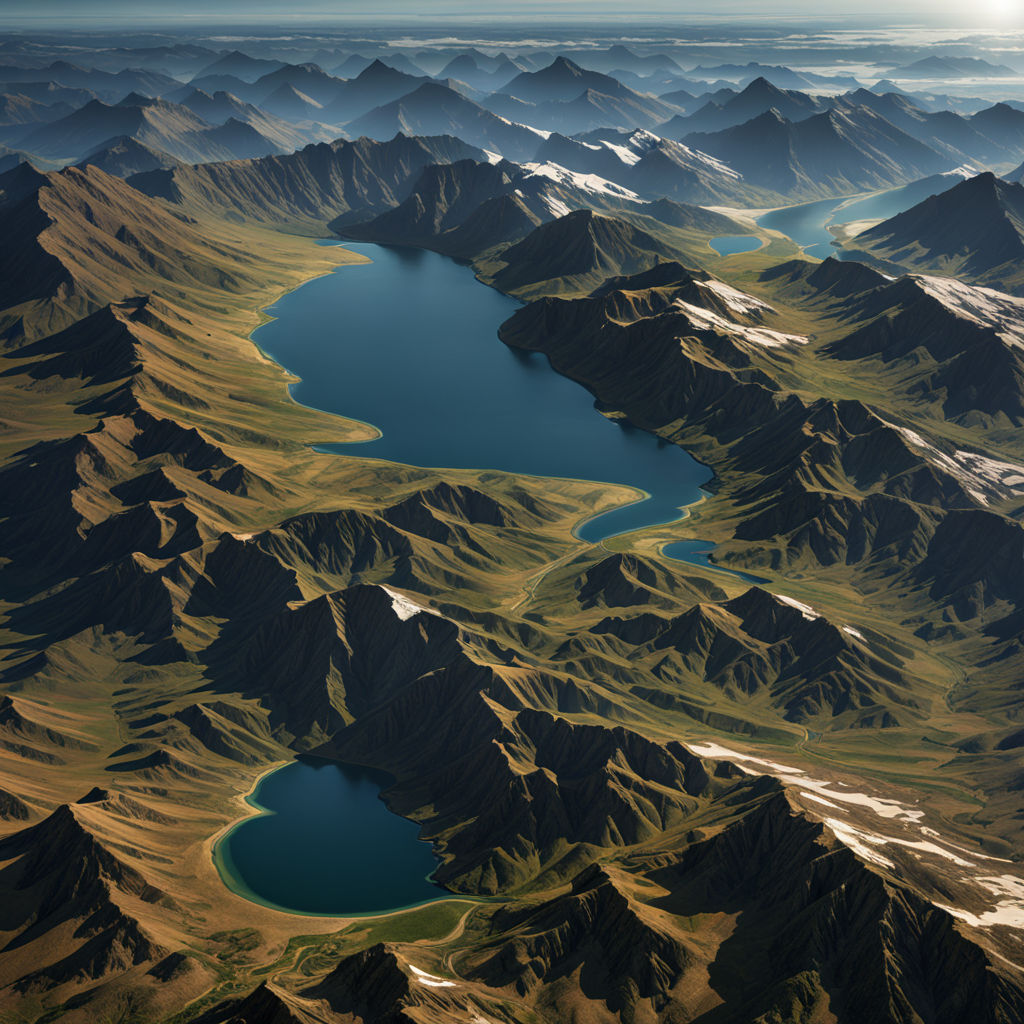 Create a high quality picture of a version of Earth from the... by ...