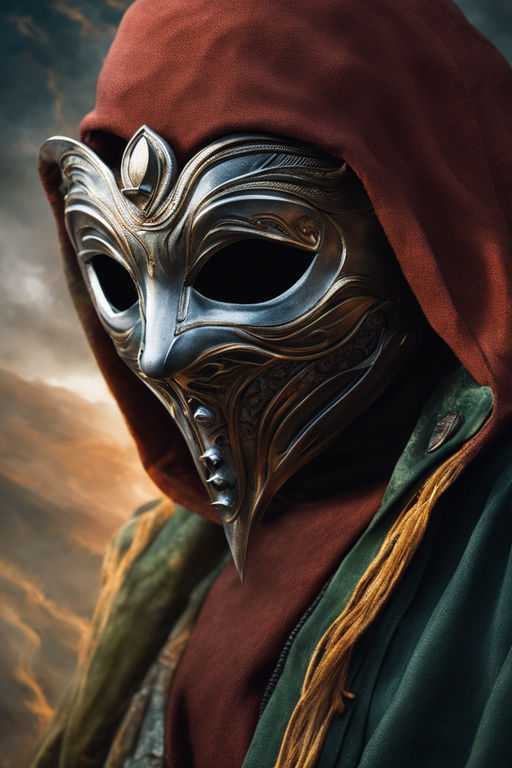 Ultra realistic Portrait photo of a masked creature by Aytekin Çelik ...