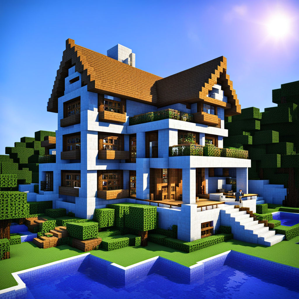 Cool Minecraft House by Raj Gondaliya - Playground