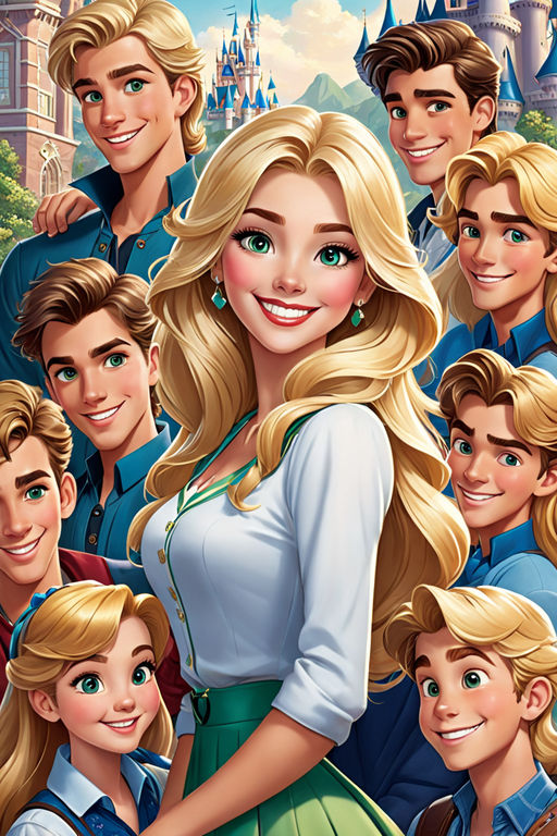 A beautiful girl with white hazel eyes and long blonde hair ... by ...