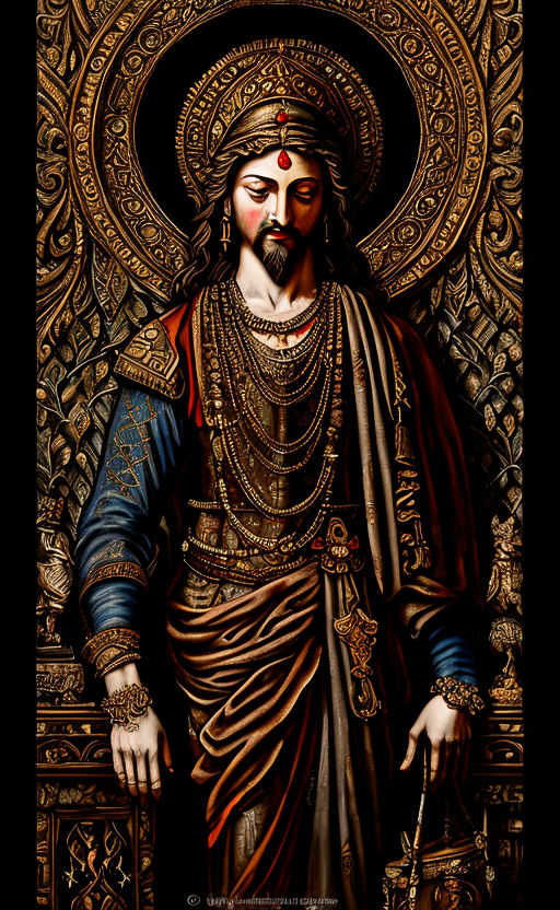 Stunning 17th century style painting of a statue by Te'ezz Megee ...