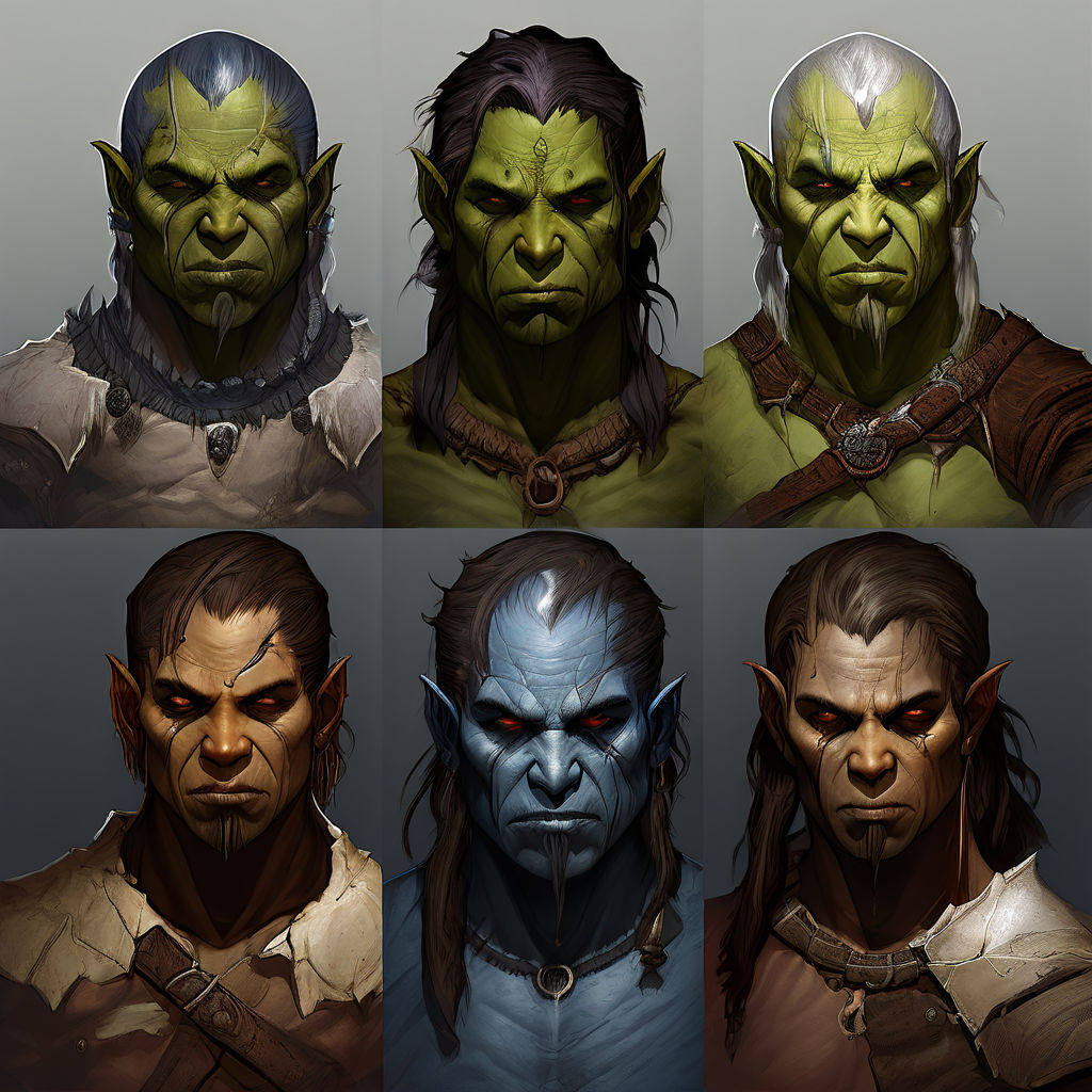 Skin Color Variations: Green Skin: Classic among orcs by Art Comic ...