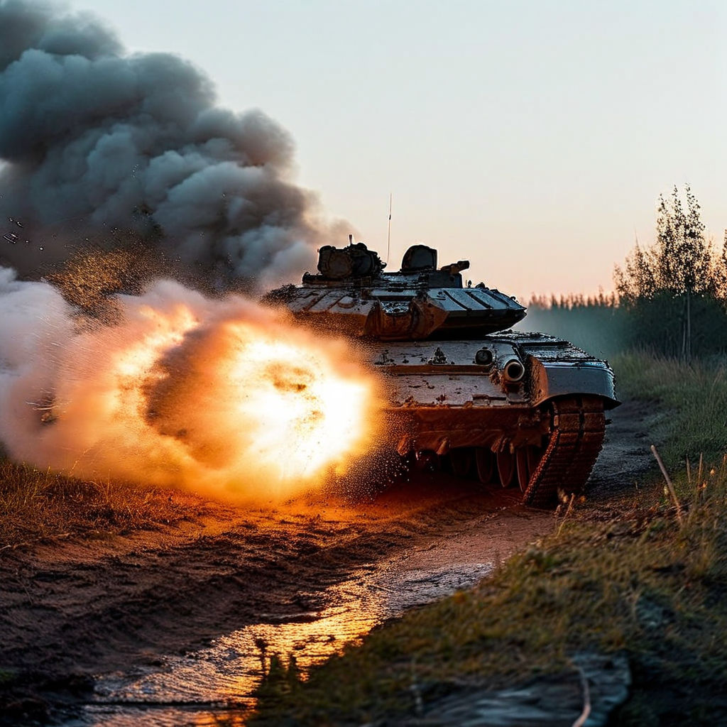 A photo that captures the right moment of a direct hit of mo... by ...