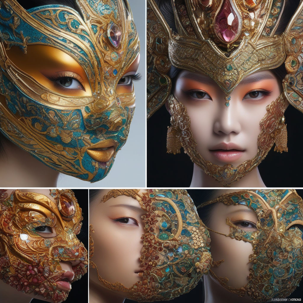 Two Images of problematic skin being transformed by mask pac... by SJ ...