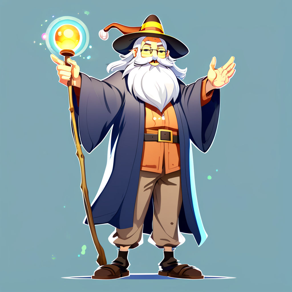 Old wizard by Dmitriy Berezin - Playground