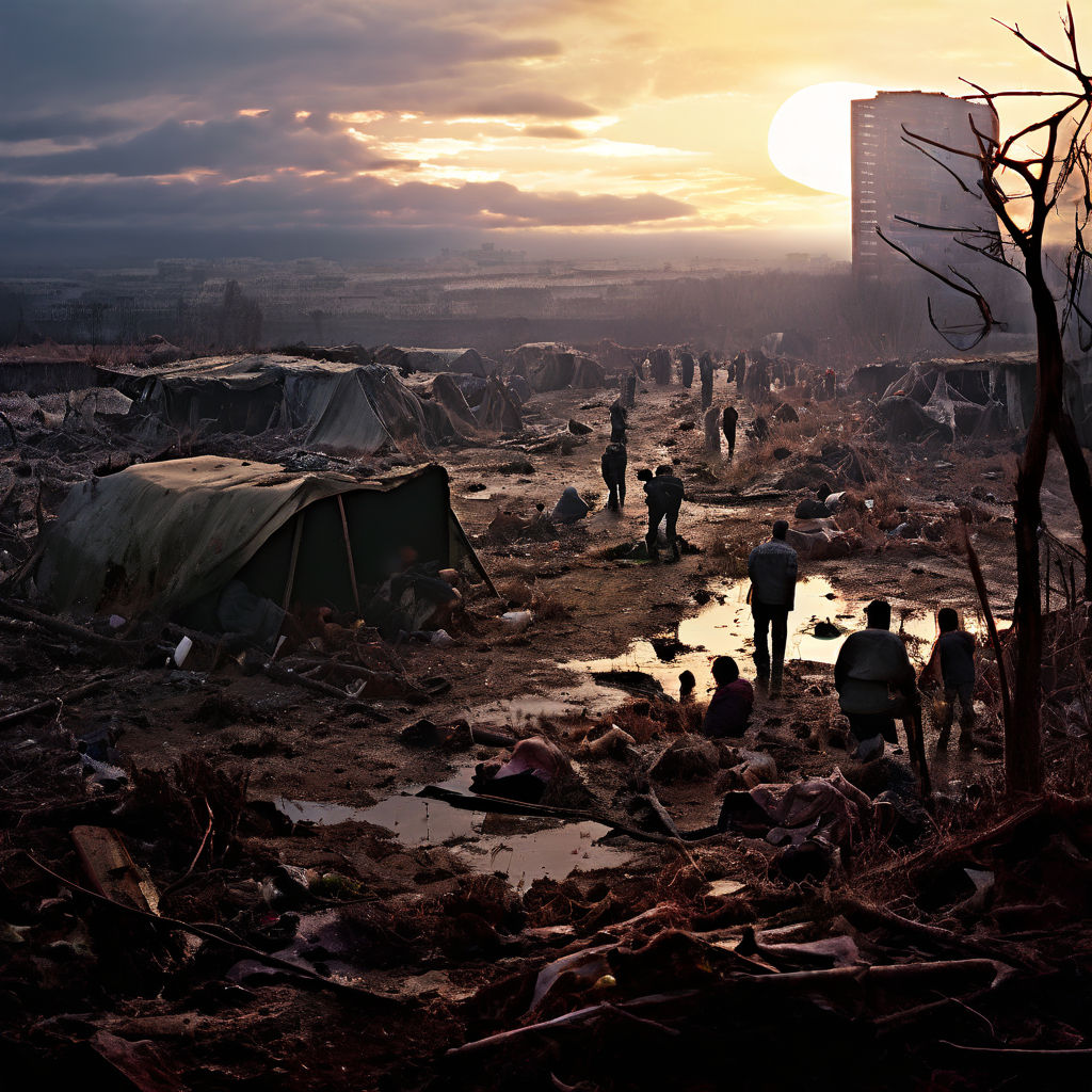 Post-apocalyptic landscape by Martin Weigel - Playground