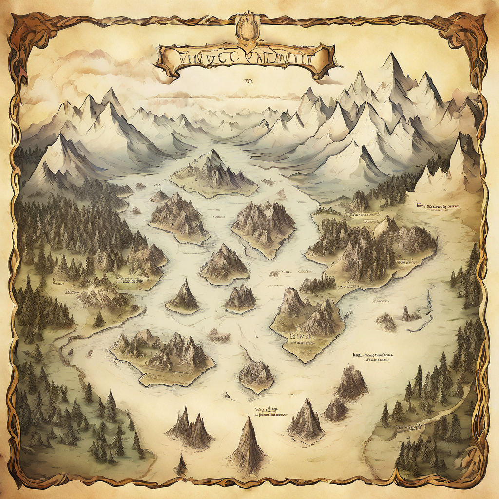 Large fantasy map by Alina Madison - Playground