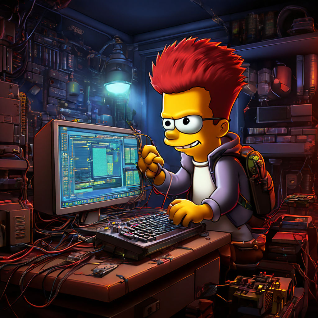 Internet Hackers Bart Alleged Troublemaker Named Bart Simpson Called to ...