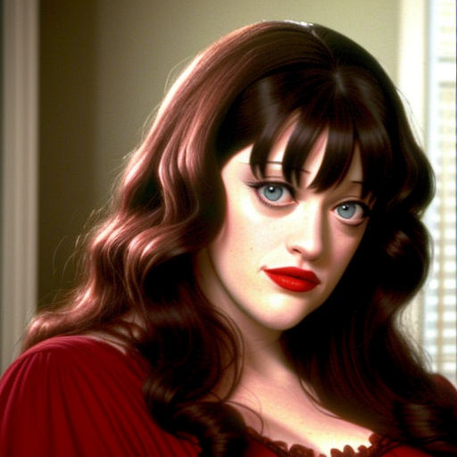 An actress that is a cross between kat Dennings and elvira by Blake ...