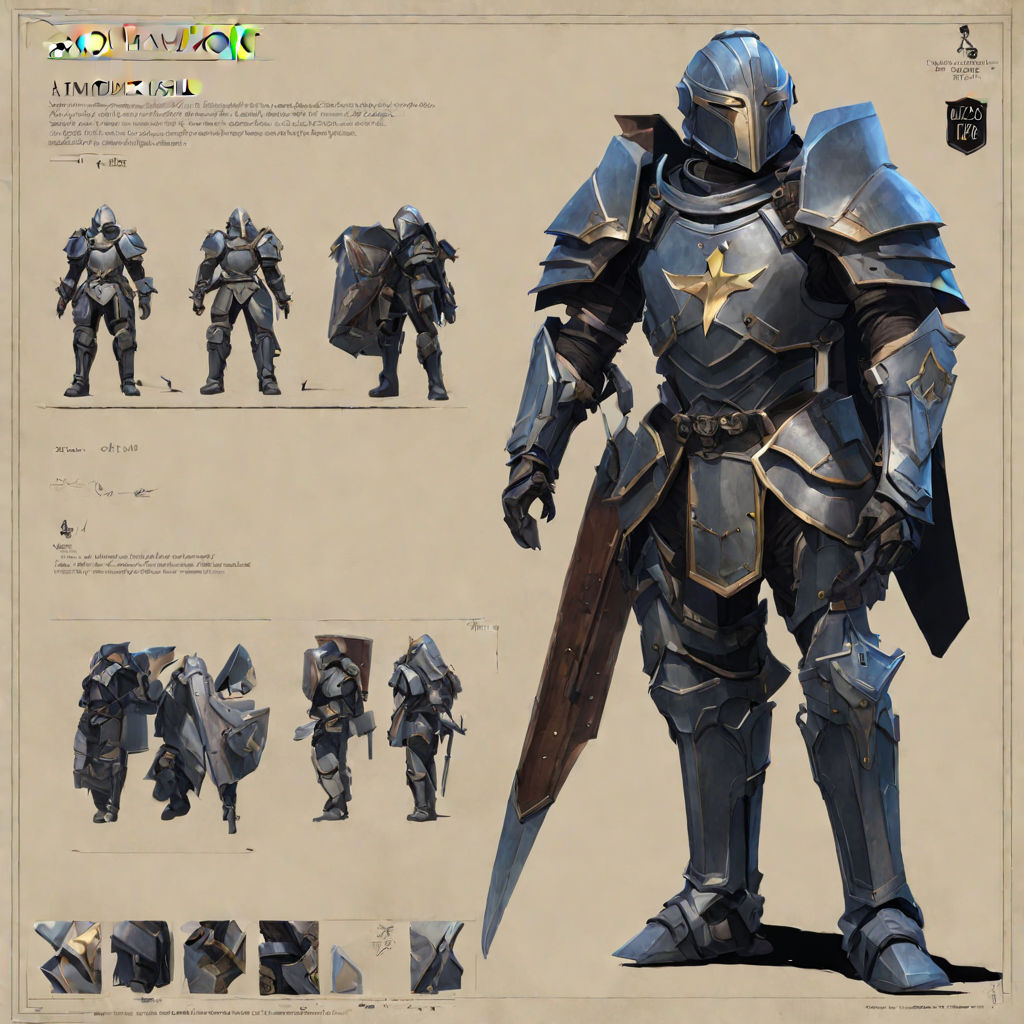 A medieval knight-themed Exo-suit by j j - Playground