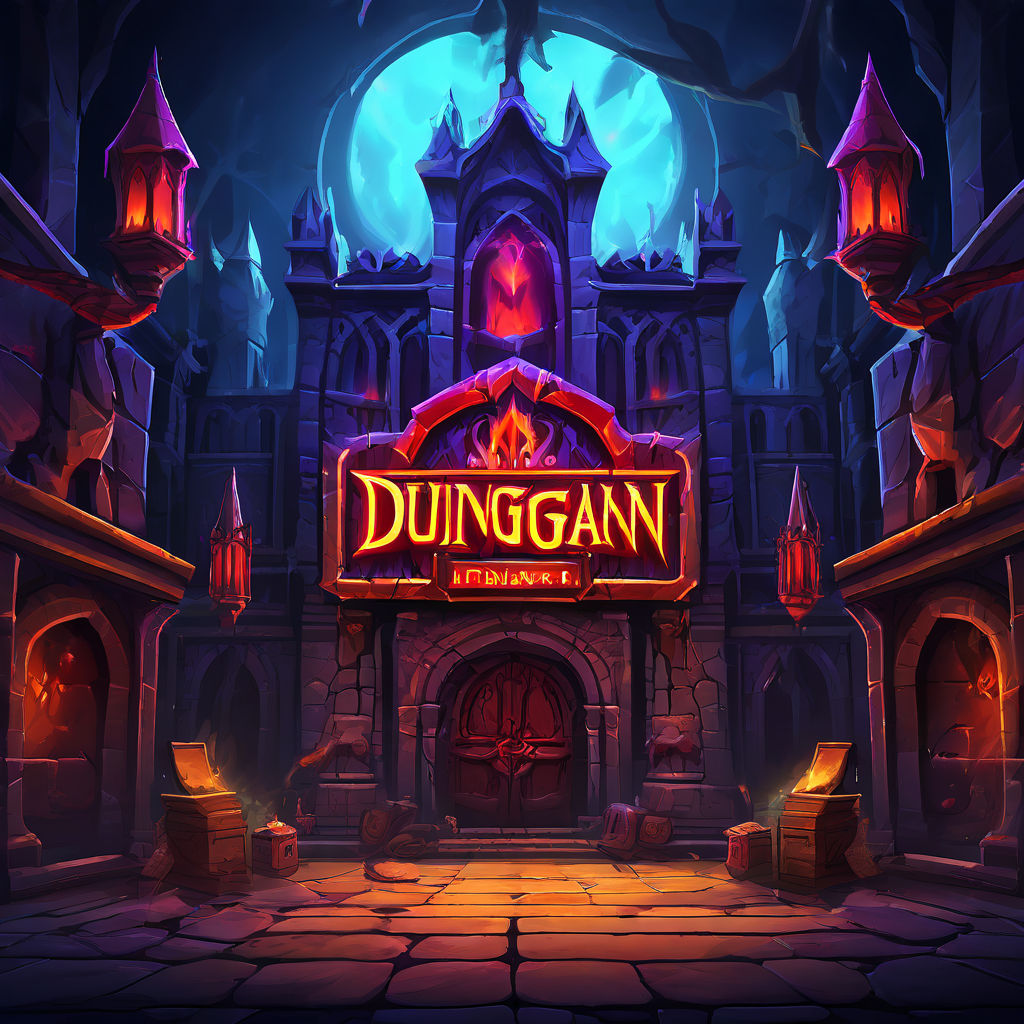 Create a colourful title screen of a medieval gameshow call... by ...