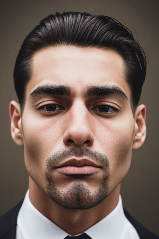 A man face by Hacker Ak - Playground