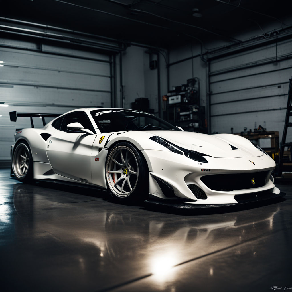 Tuned liberty walk pandem white ferrari gt3 by Cristhian Bizzi - Playground